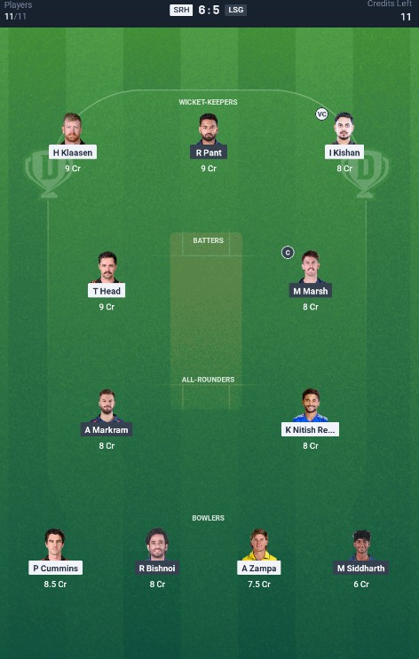 SRH vs LSG Dream11 Prediction for 7th Match of IPL 2025
