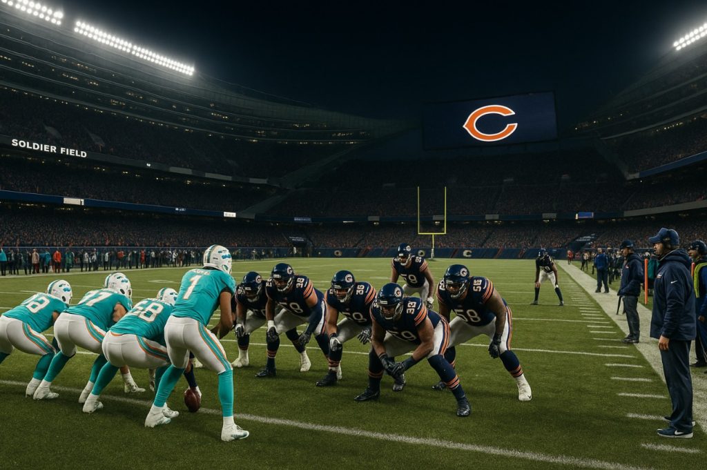 Miami Dolphins vs Chicago Bears Match Player Stats